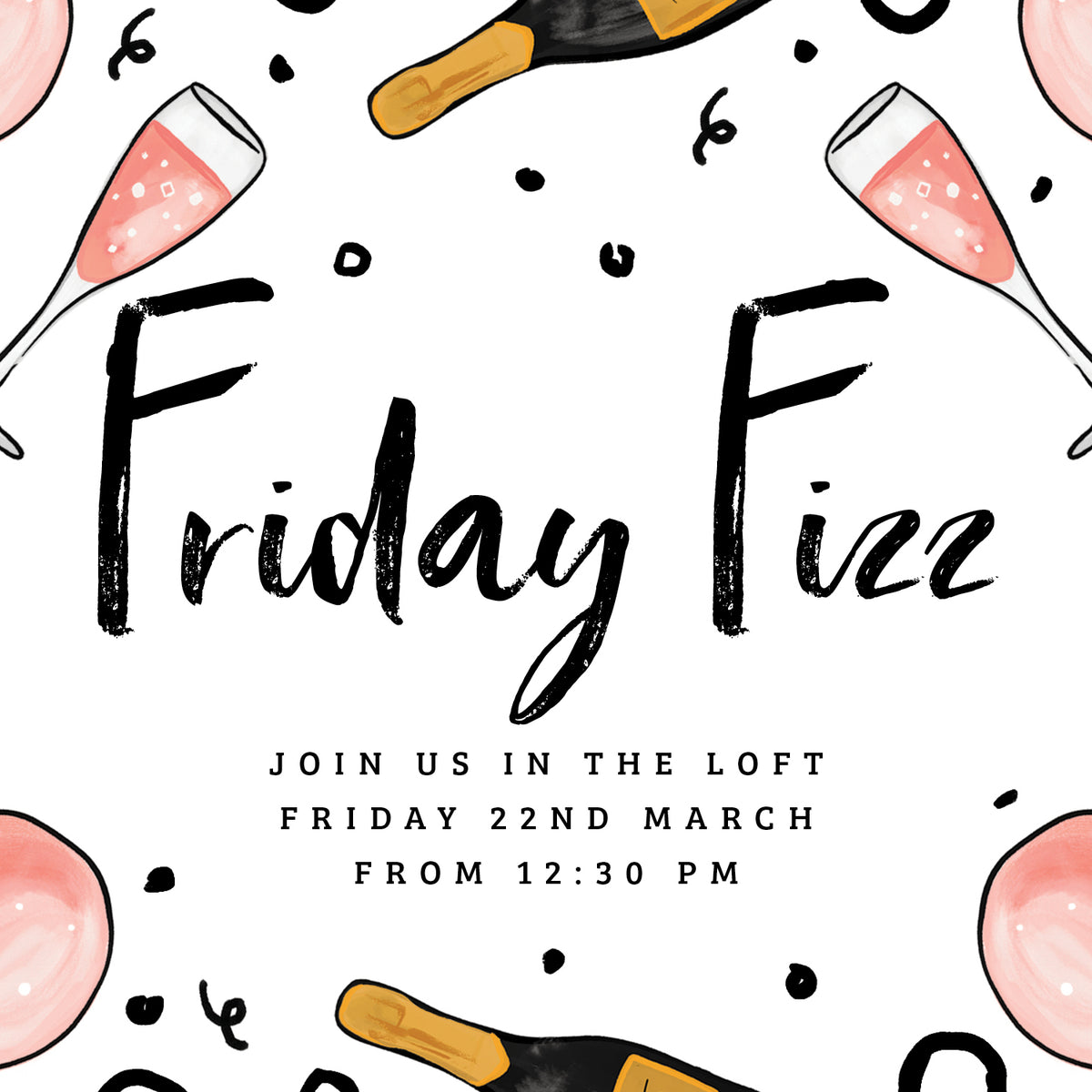 Friday Fizz @ The Loft – Turnbull's Northumbrian Food